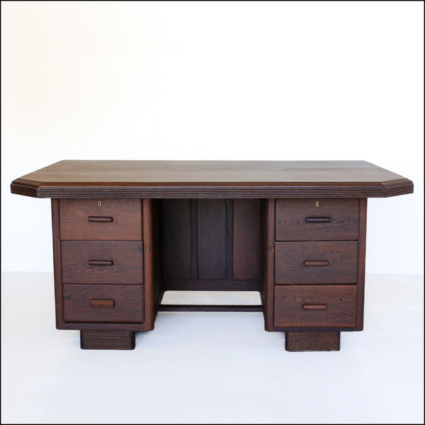Solid Partridge Wood Desk – Huisraad Modern