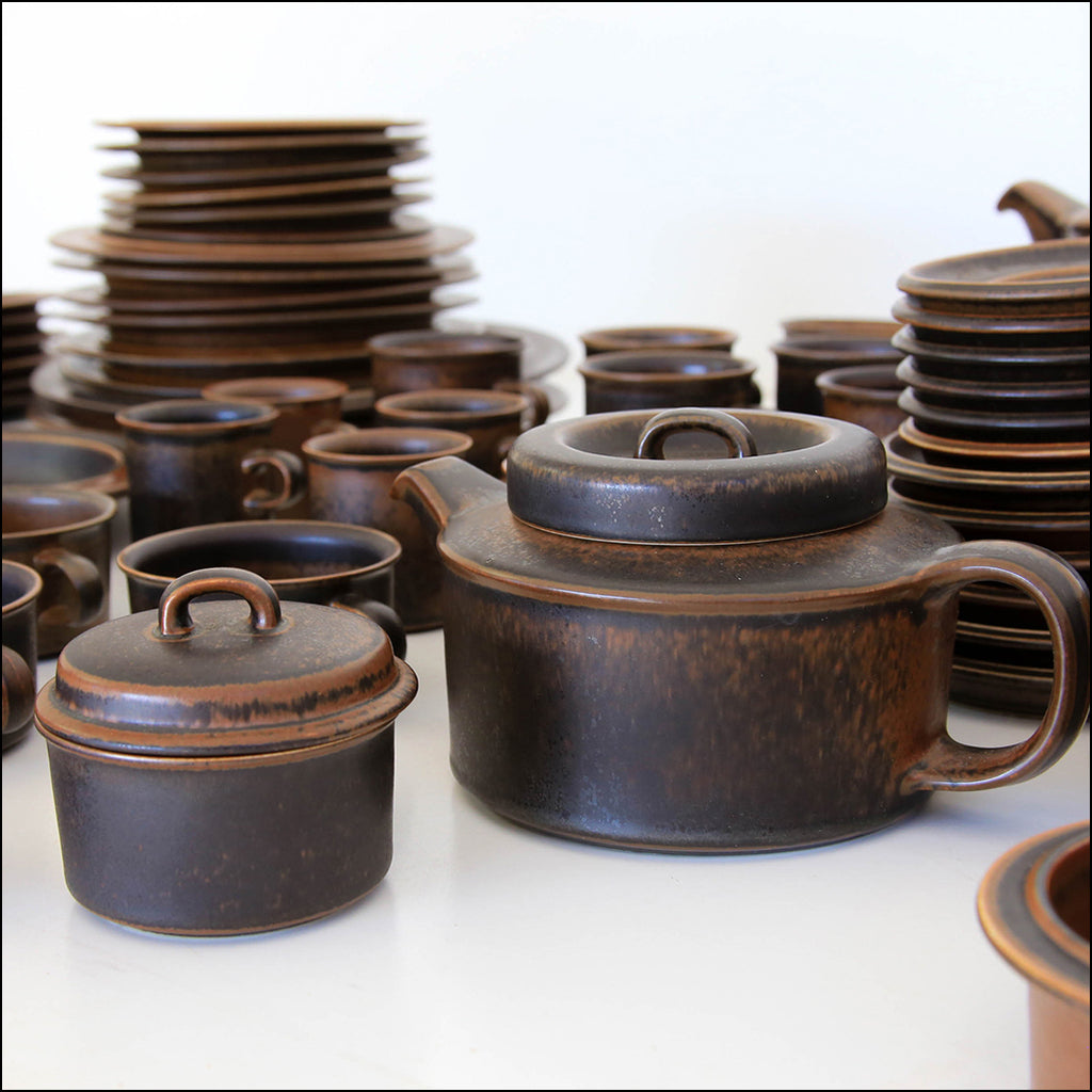 82 Piece 1960's Arabia Ruska Crockery – Huisraad Modern